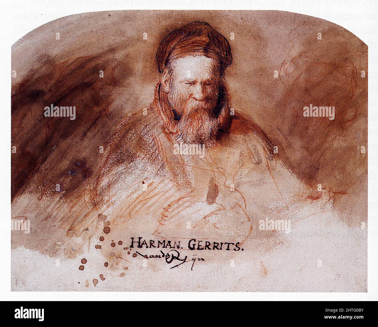 Rembrandt van rijn artist drawing hi-res stock photography and images ...