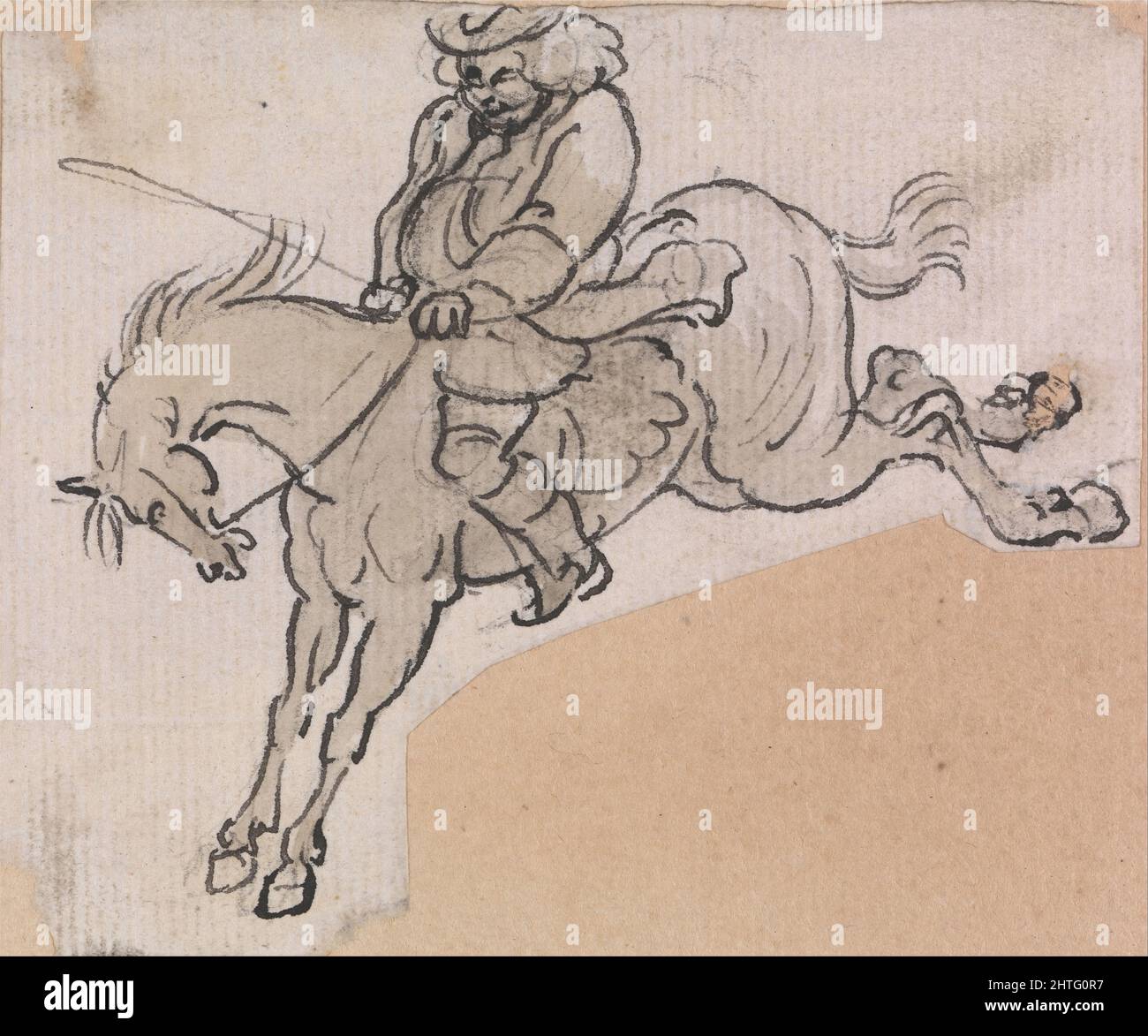 Bucking horse drawing hi-res stock photography and images - Alamy