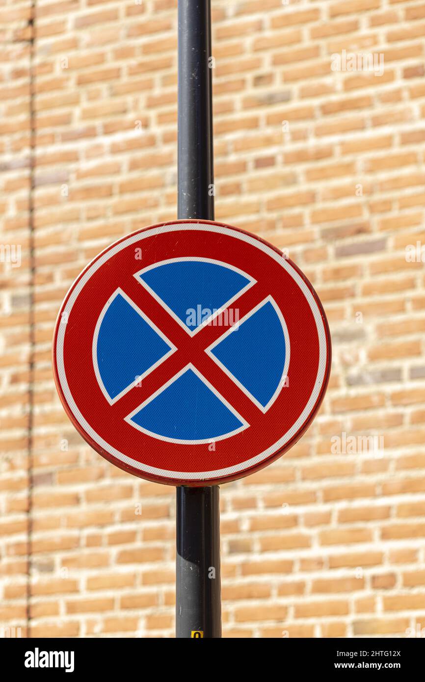 Dutch traffic sign at the side of a road Stock Photo - Alamy