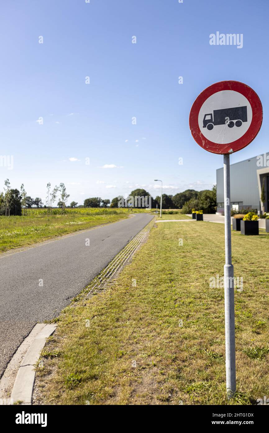 Dutch traffic sign at the side of a road Stock Photo - Alamy