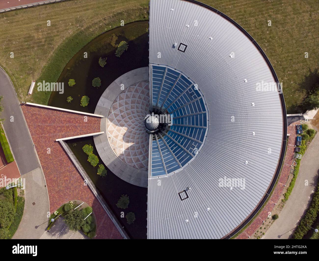 Aerial view of contemporary architecture Stock Photo - Alamy