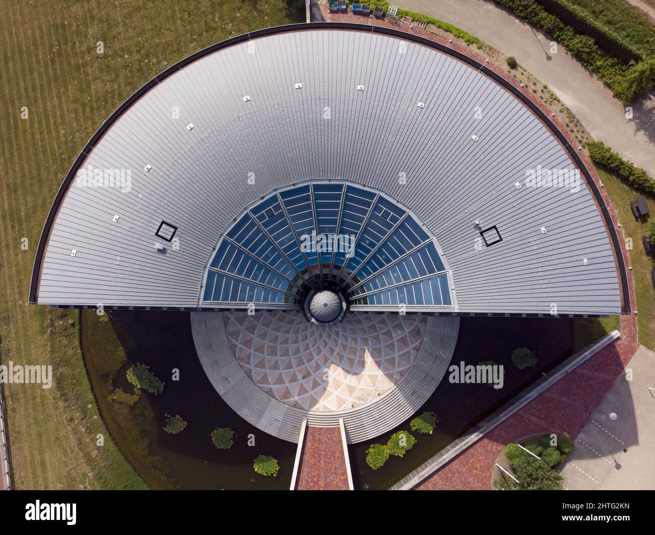 Aerial view of contemporary architecture Stock Photo - Alamy