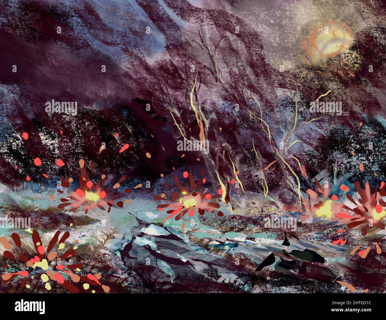 Battlefield explosions hi-res stock photography and images - Alamy