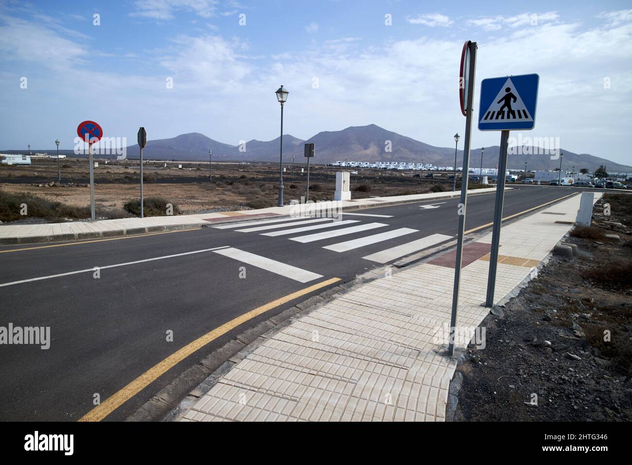 unfinished villa resort development with road and lighting ...