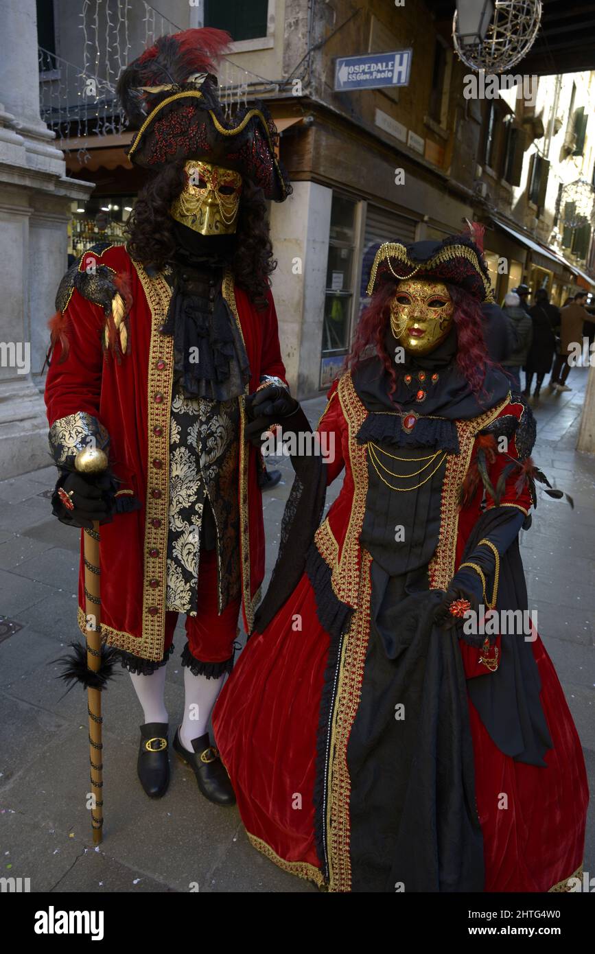 Venice, Italy. 27th Feb, 2022. The Carnival of Venice (Italian ...