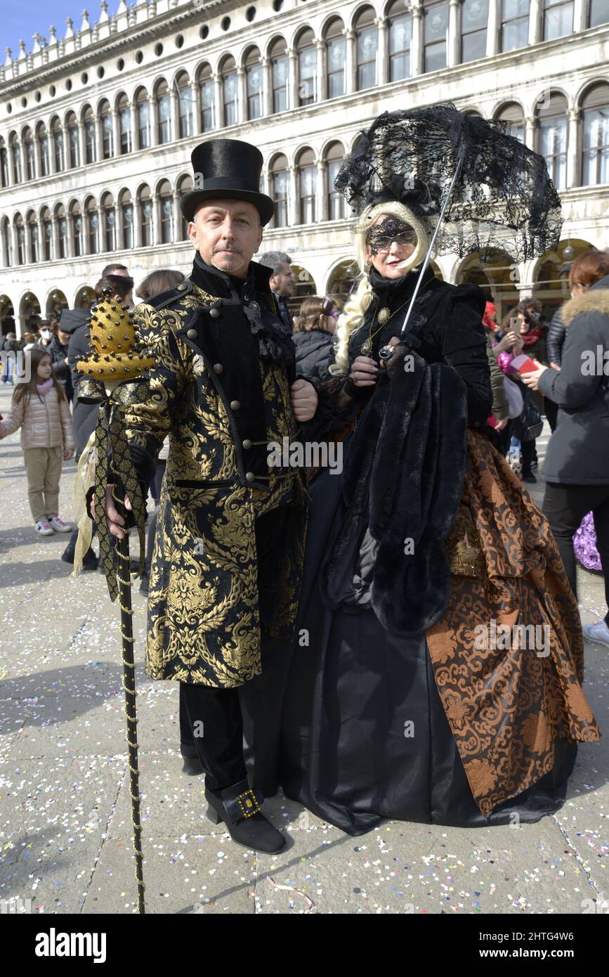 Venice, Italy. 27th Feb, 2022. The Carnival of Venice (Italian ...