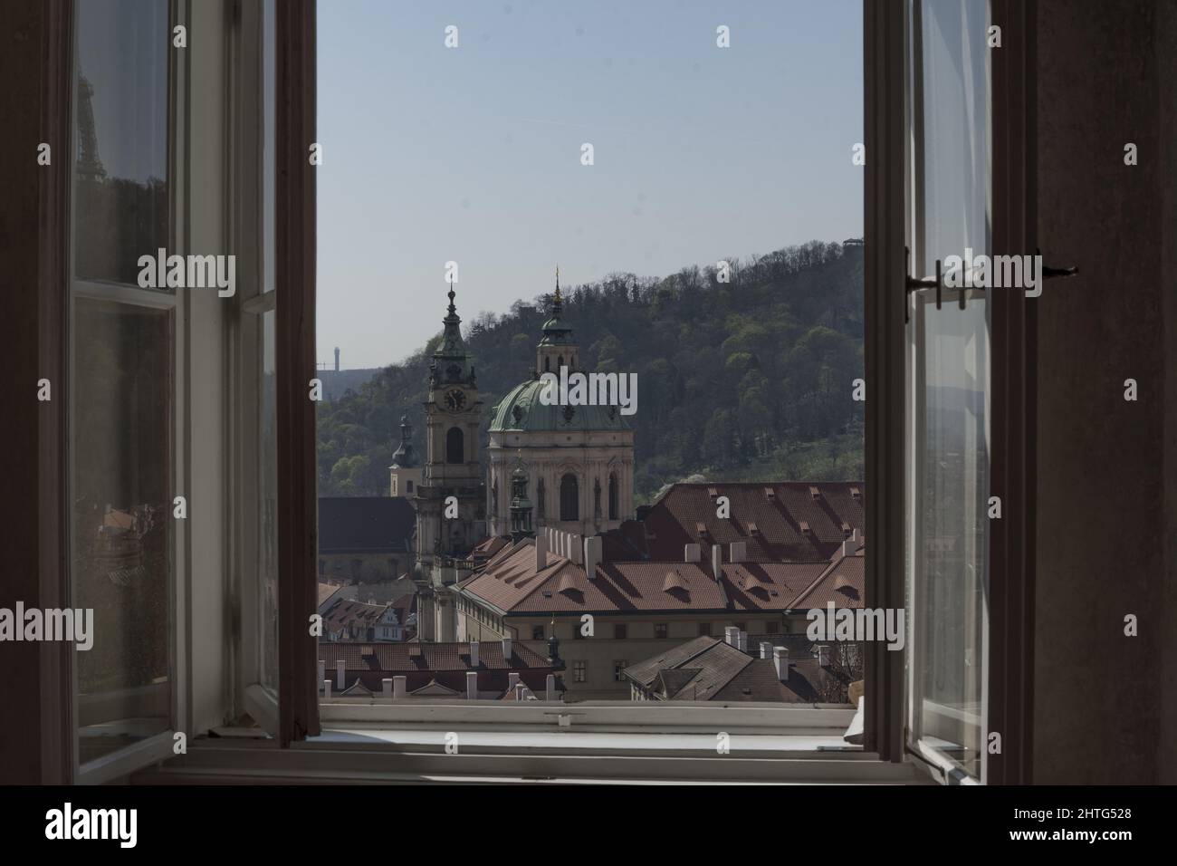 View through historic window hi-res stock photography and images - Alamy