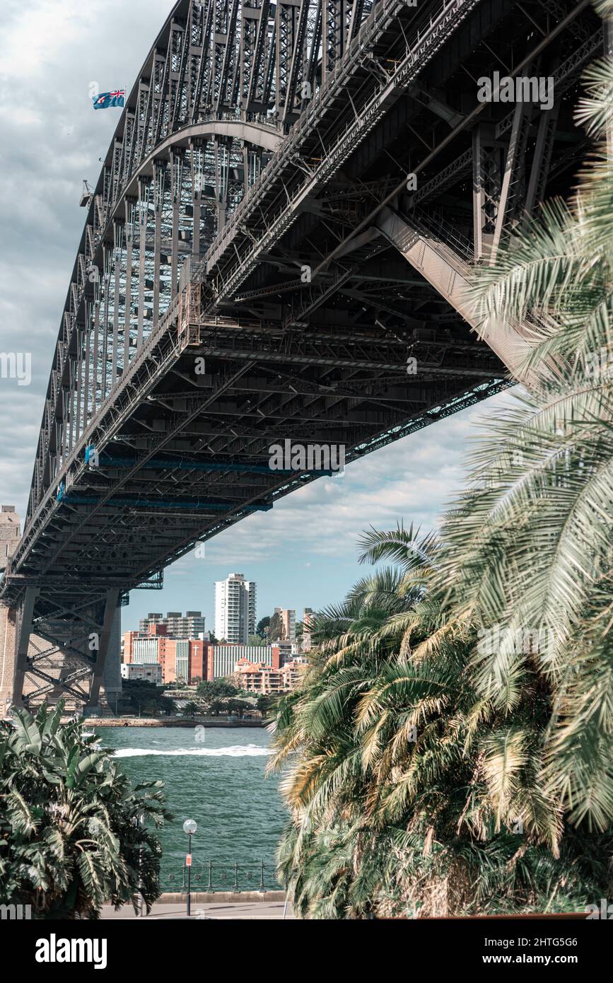 Australian Famous Steel Bridge Stock Photo - Alamy