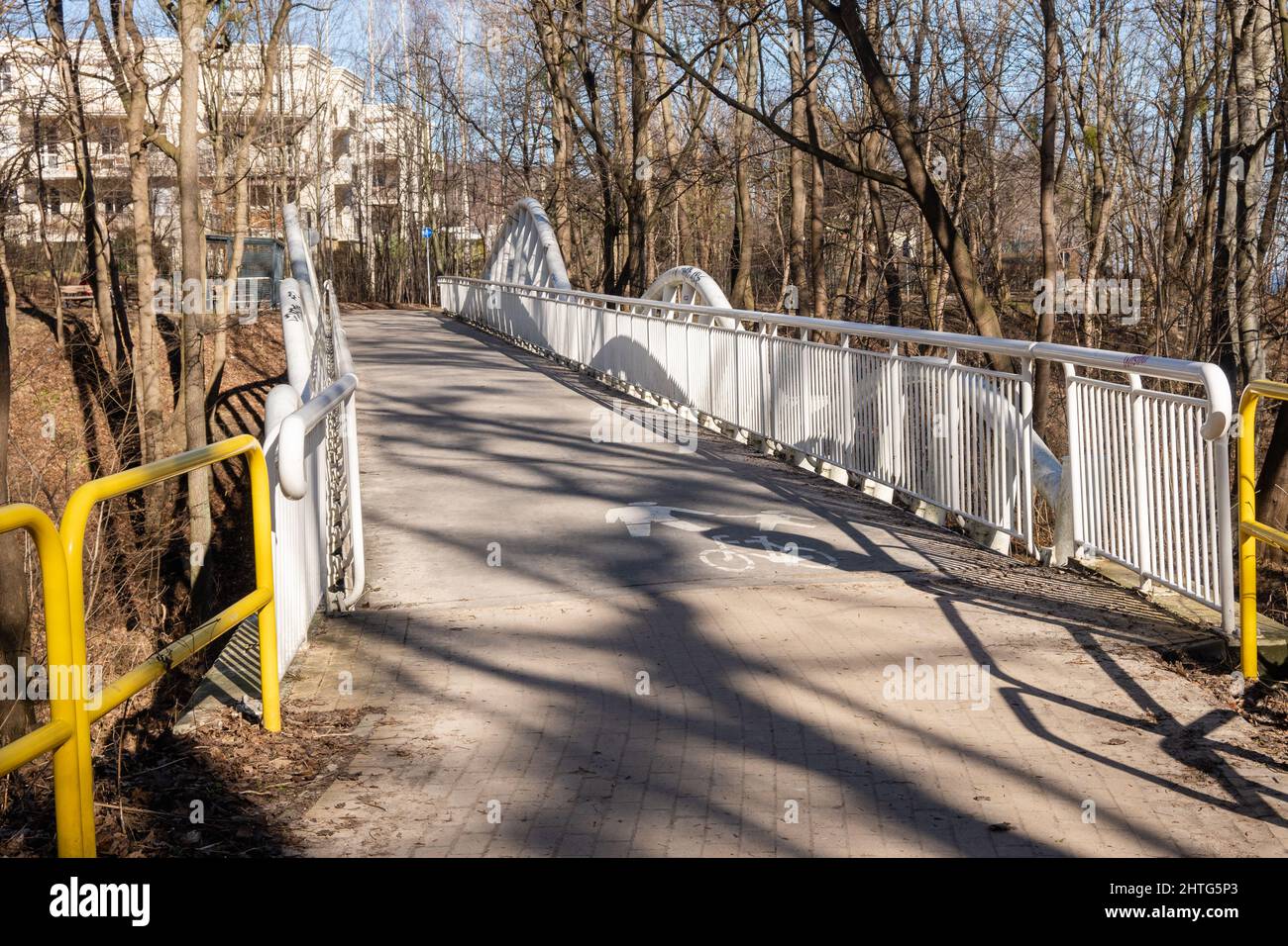 A small bridge in Kolibki park. Gdynia, Poland Stock Photo - Alamy