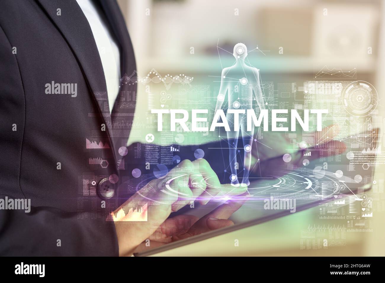 Electronic medical record, tech concept Stock Photo - Alamy