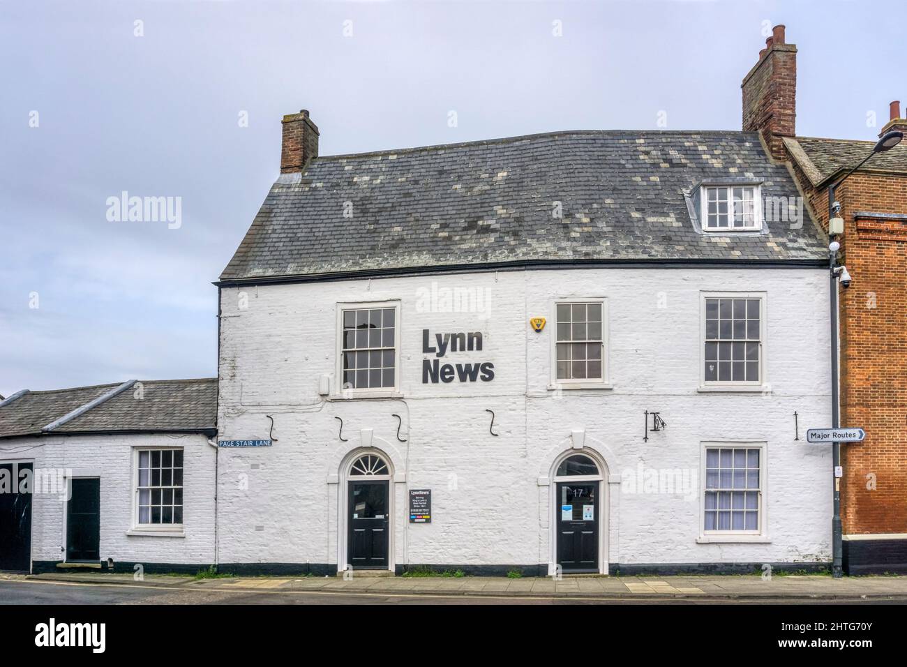 The offices of the Lynn News local newspaper on The Tuesday Market ...