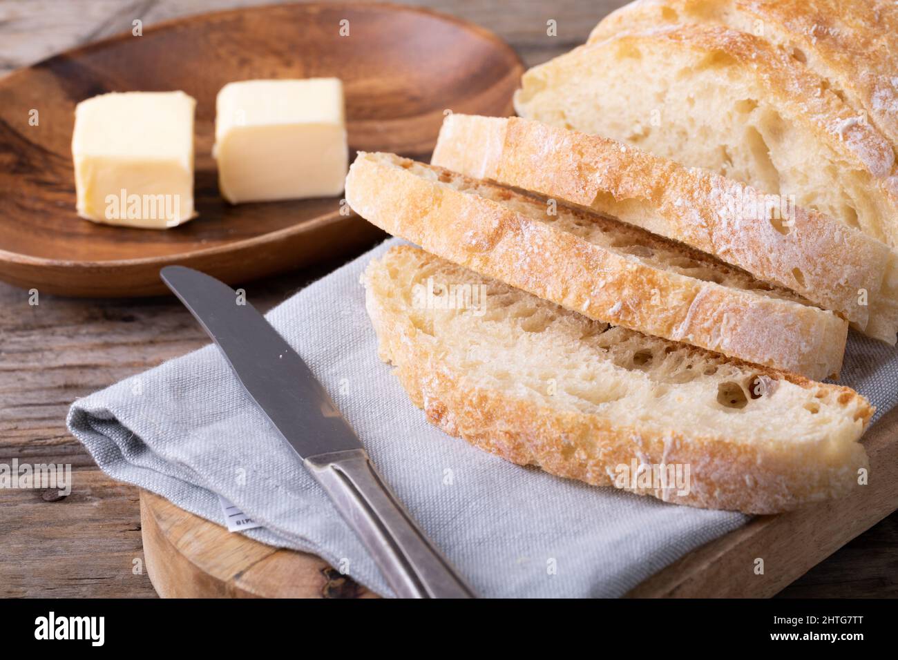 Bread butter plate knife hi-res stock photography and images - Alamy