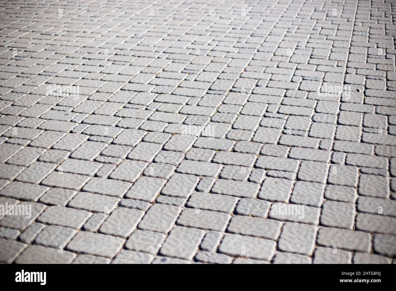 Concrete paver block floor pattern for background Stock Photo - Alamy