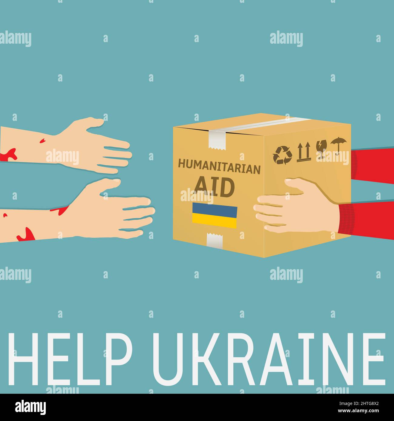 Humanitarian crisis ukraine Stock Vector Images - Alamy