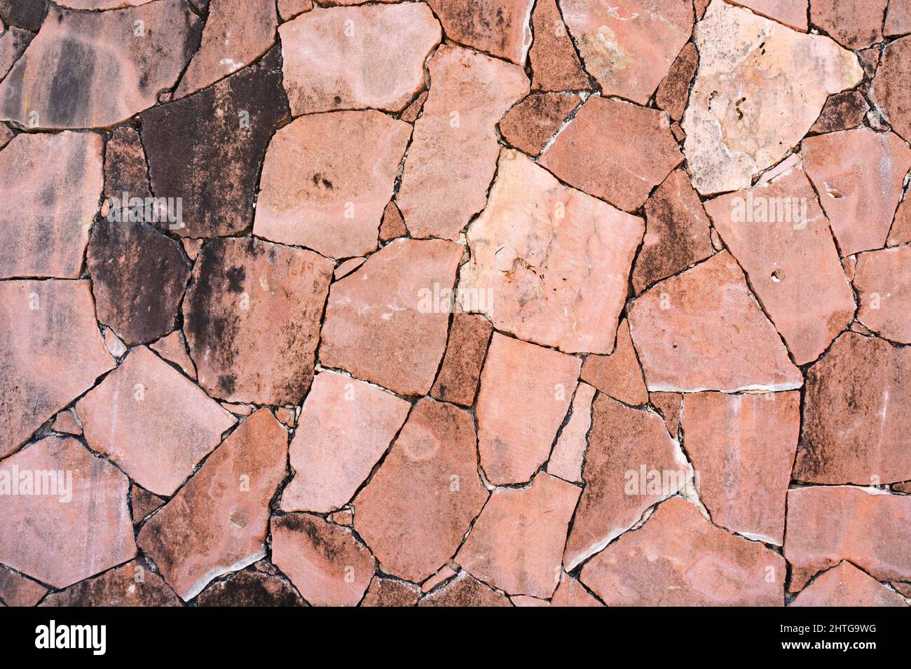 Texture from different stones and concrete. The picture can be used as ...