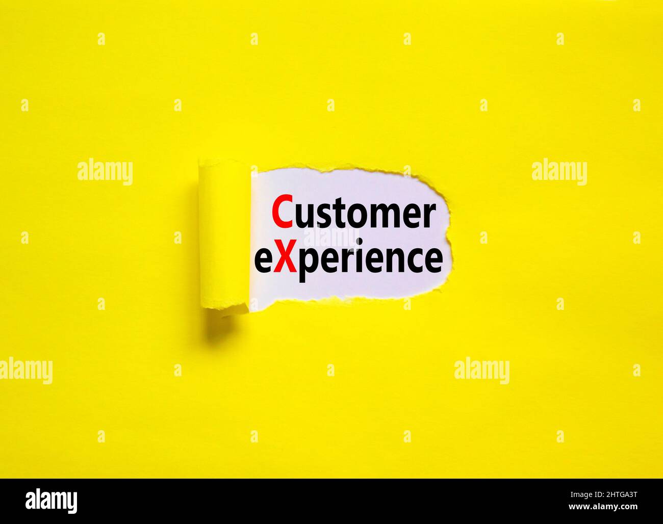 CX customer experience symbol. Concept words CX customer experience on ...