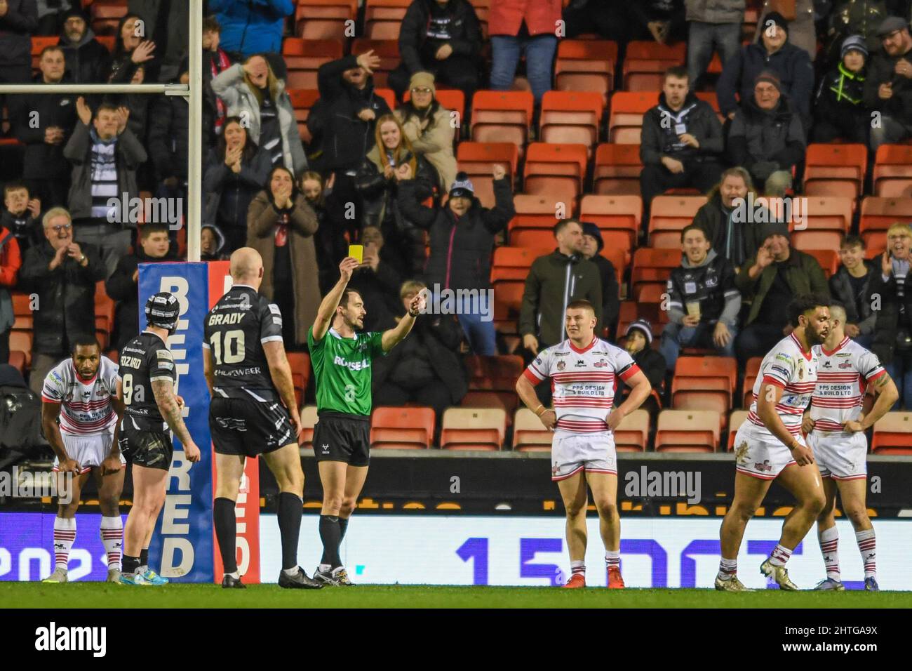 Mark Ioane #10 of Leigh Centurions is sent to the sin bin after ...