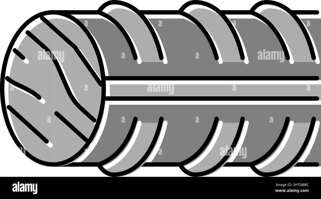 basalt rebar color icon vector illustration Stock Vector Image & Art ...