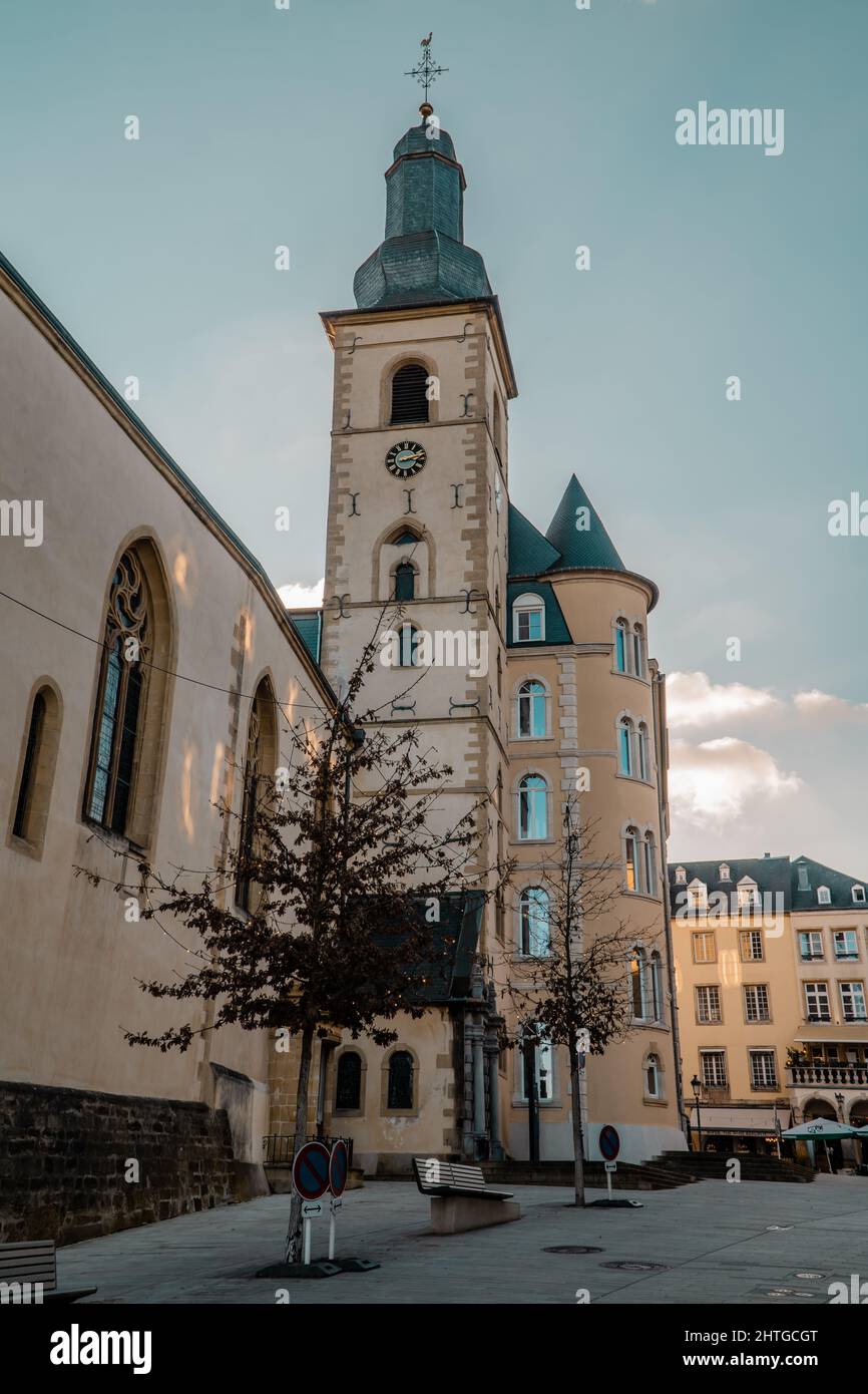 A vertical shot of St. Michael's Church, the oldest church in ...
