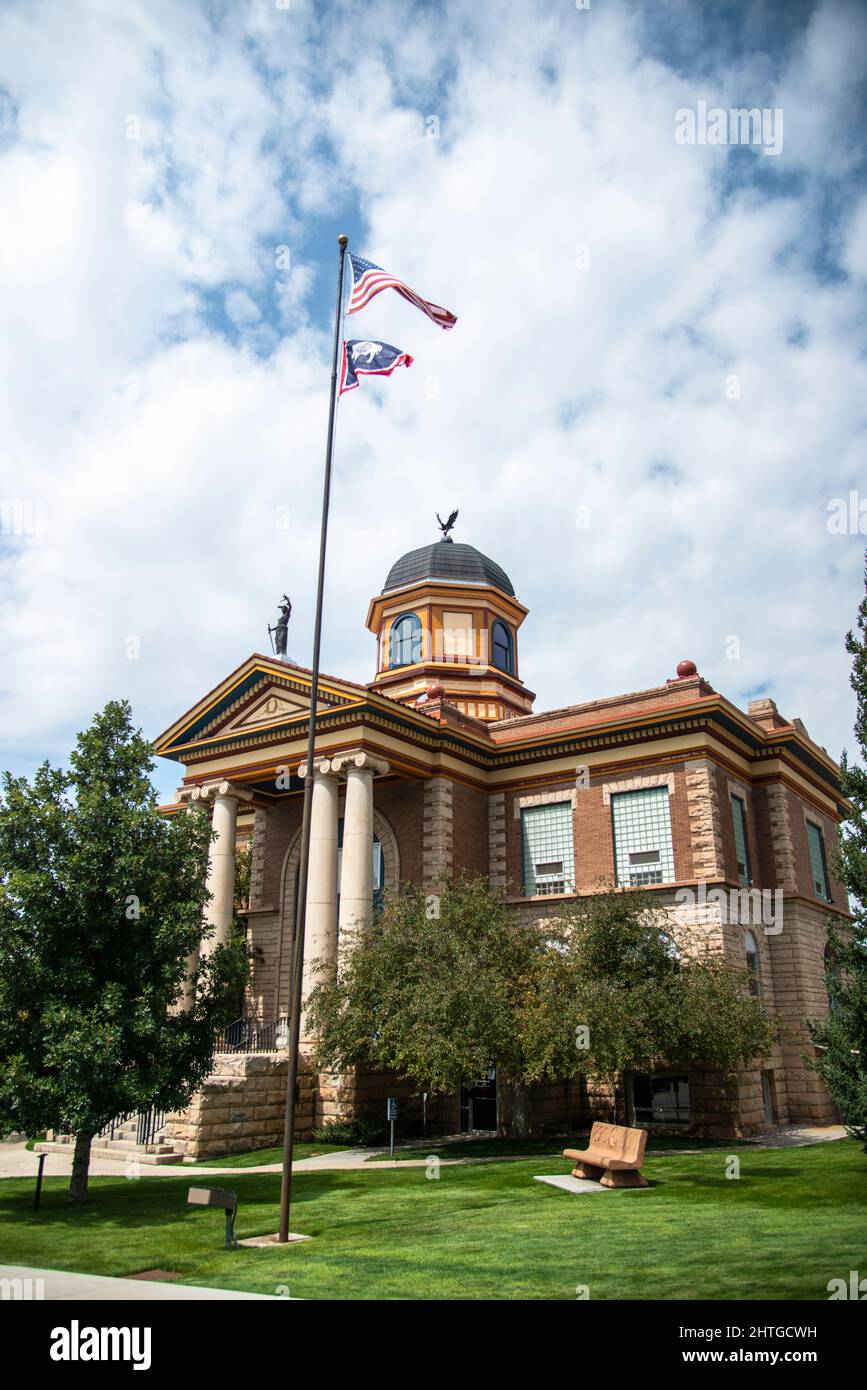 Weston County courthouse in Newcastle, WY Stock Photo - Alamy