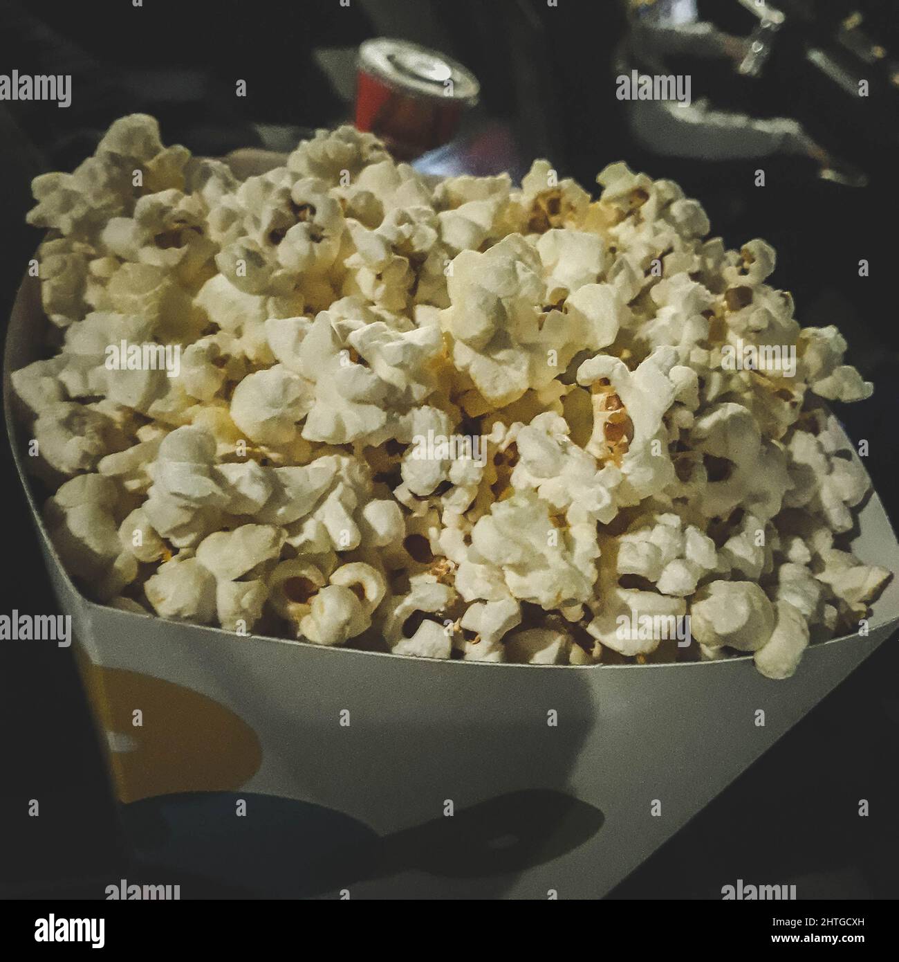 popcorn for the cinema Stock Photo - Alamy