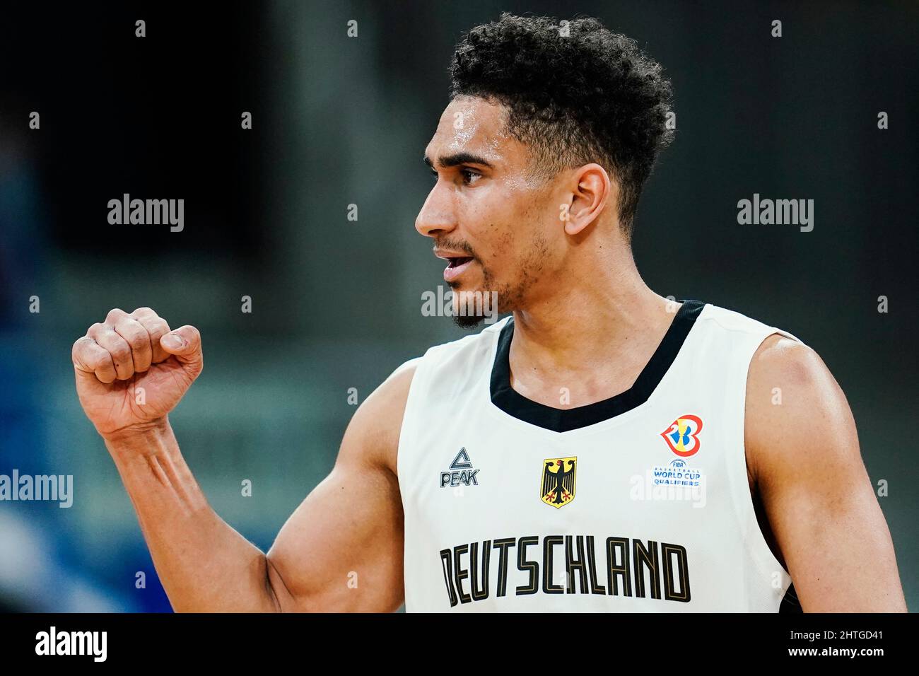 Heidelberg, Germany. 28th Feb, 2022. Basketball: World Cup qualifying ...
