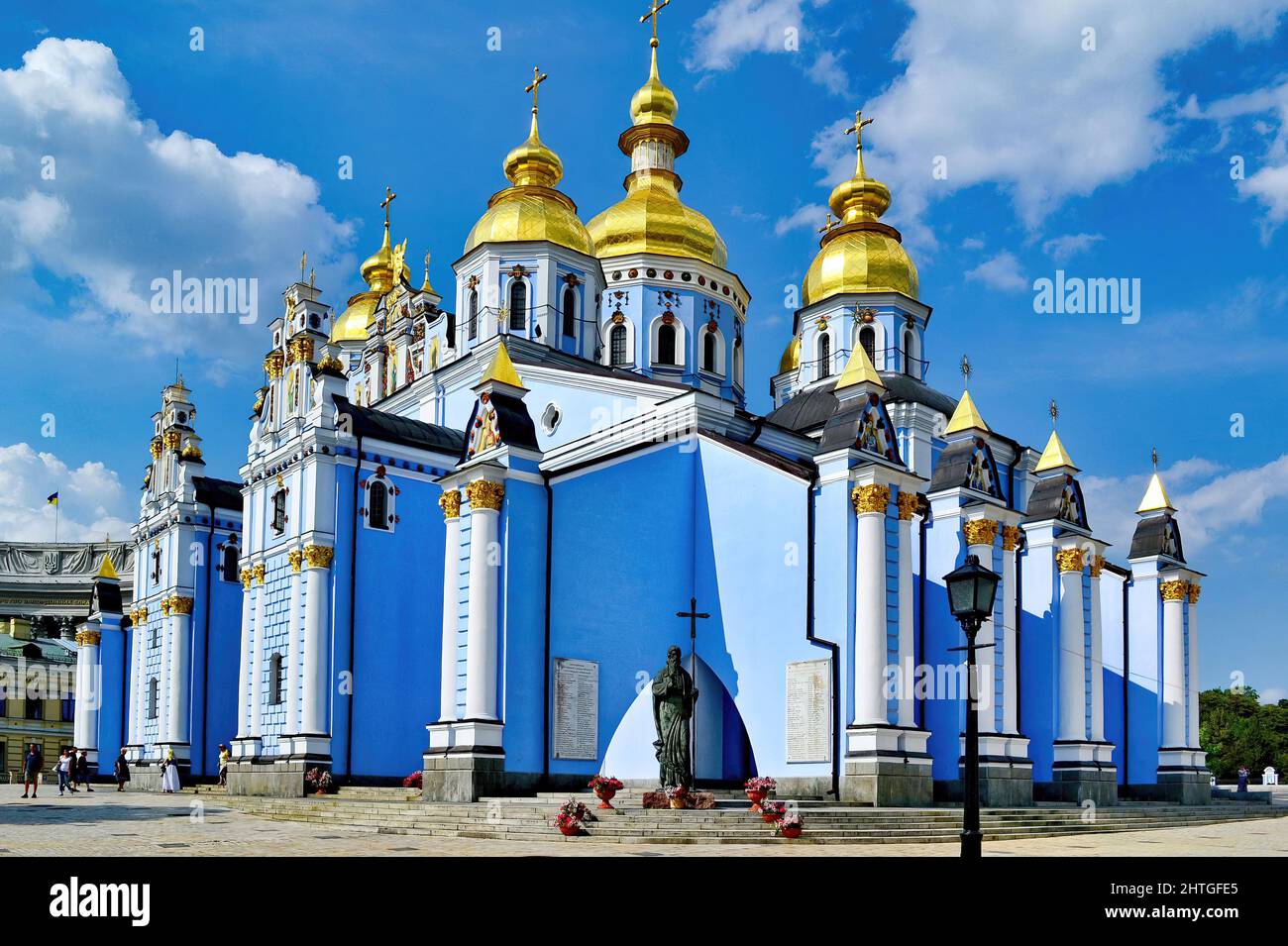 The beautiful St. Michael's Golden-Domed Monastery, Kiev, Kyiv Stock ...