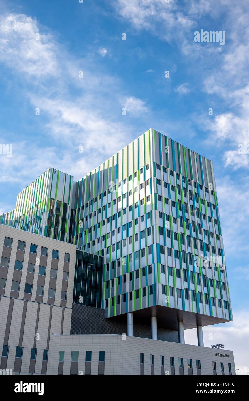 Calgary, Albert a - February 27, 2022: Exterior facade of the new ...