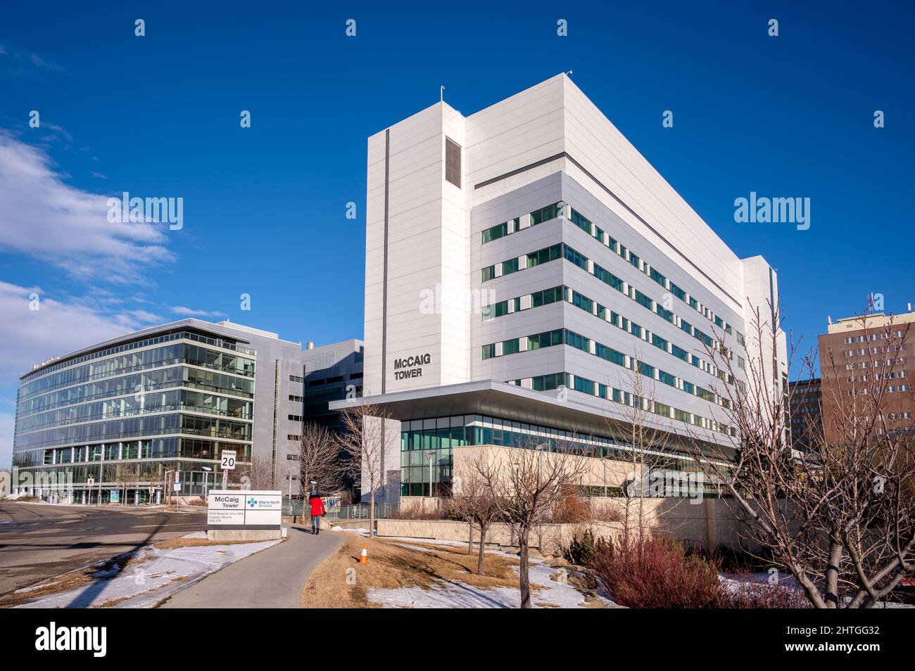Calgary, Alberta - February 27, 2022: Exteriof facade of the McCaig ...