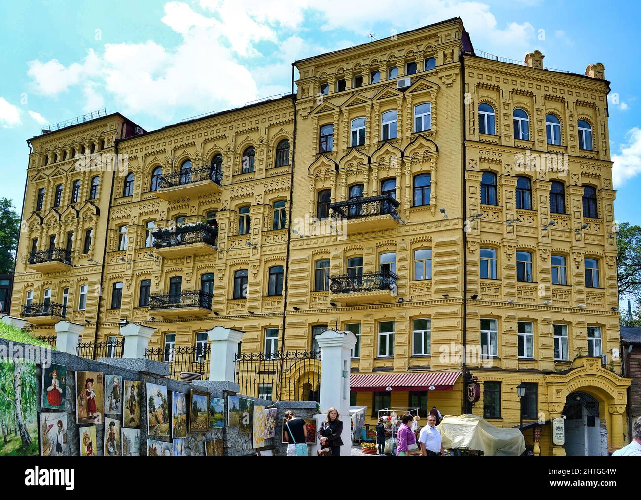 Overview of some streets and buildings of the beautiful Ukrainian ...