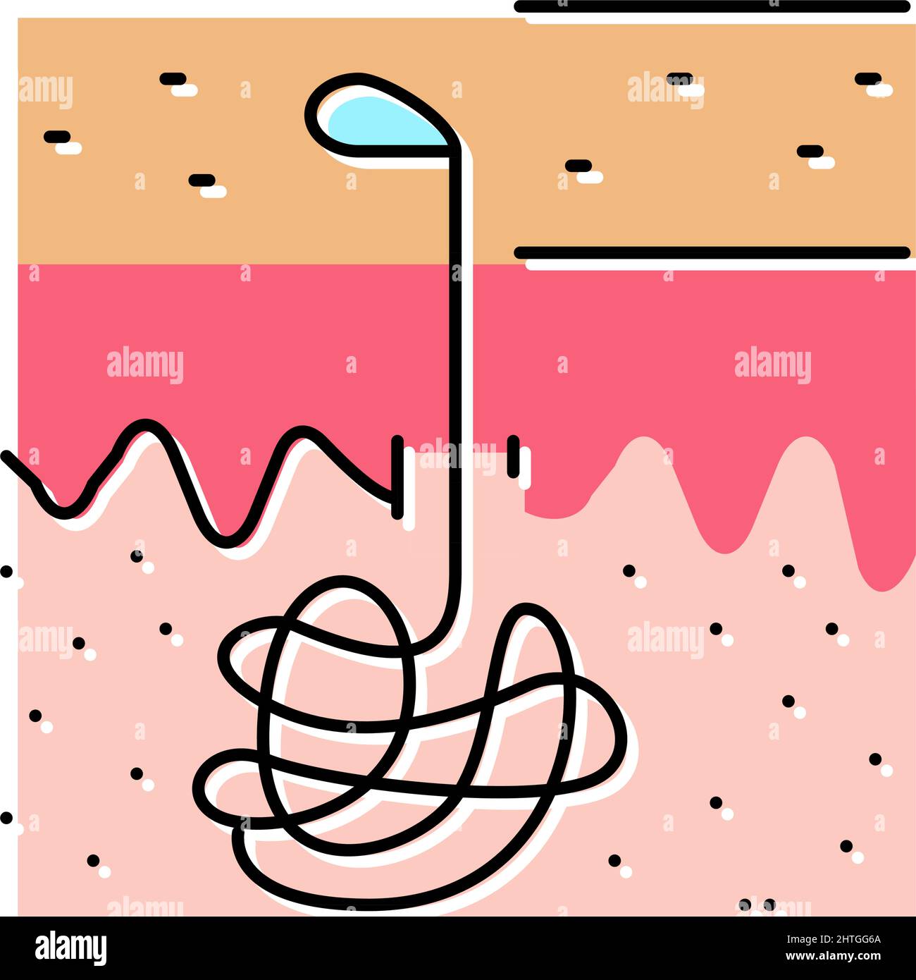 sweat skin production color icon vector illustration Stock Vector Image ...