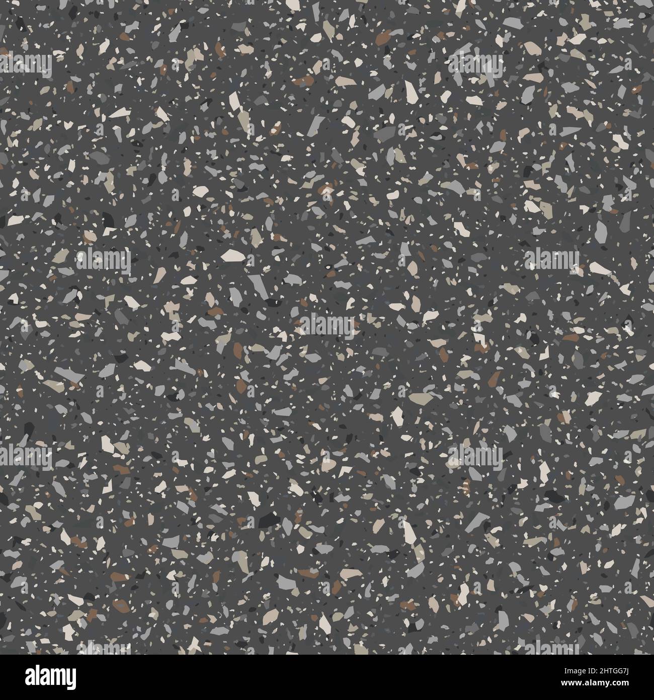 Terrazzo texture gray stone Stock Vector Images - Alamy
