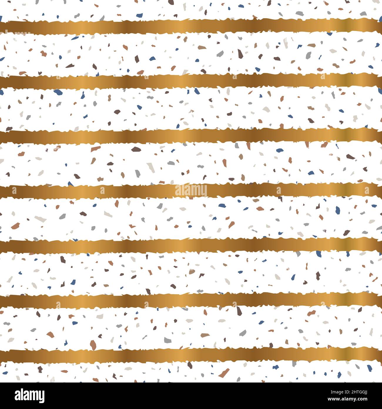 Stone Texture Seamless Pattern Design with Gold Stripes Stock Vector ...