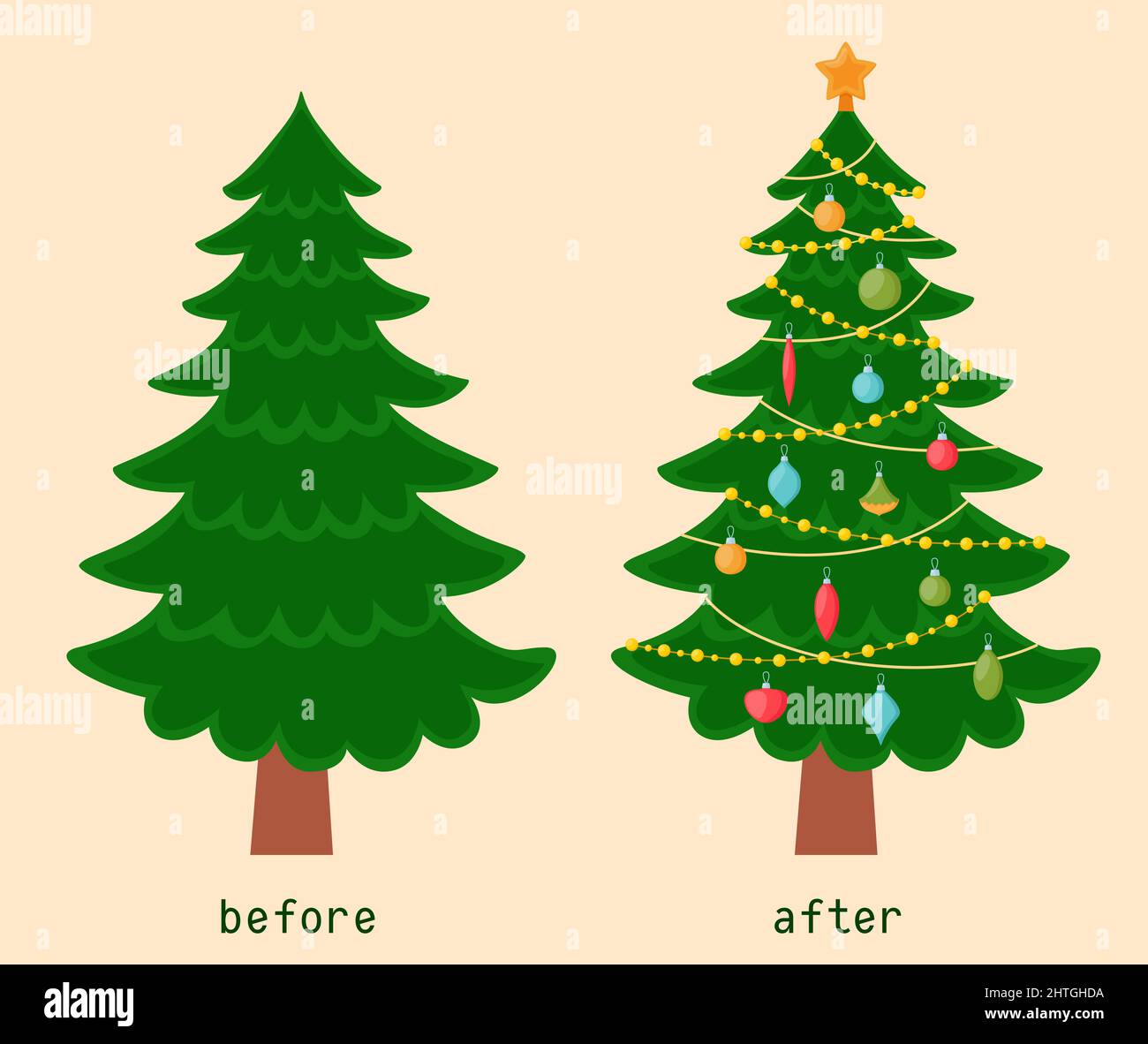 After christmas happy new Stock Vector Images - Alamy