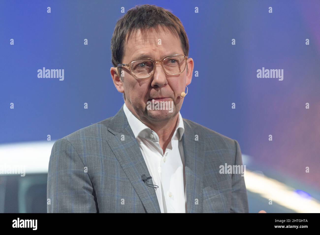 Geneva, Switzerland. 28th Feb, 2022. Mr. Frank Janssen, President of ...