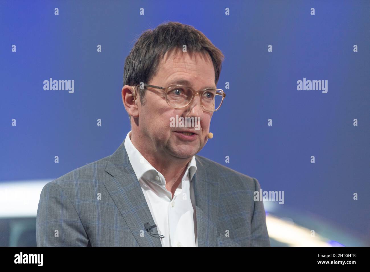 Geneva, Switzerland. 28th Feb, 2022. Mr. Frank Janssen, President of ...