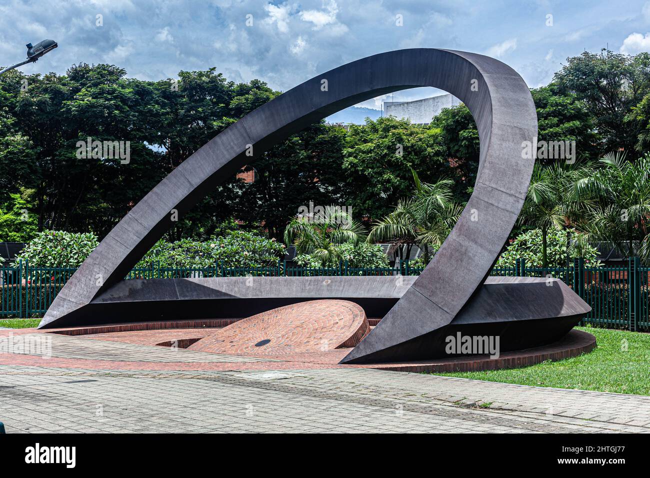 Modern sculpture in Medellin, Colombia Stock Photo - Alamy