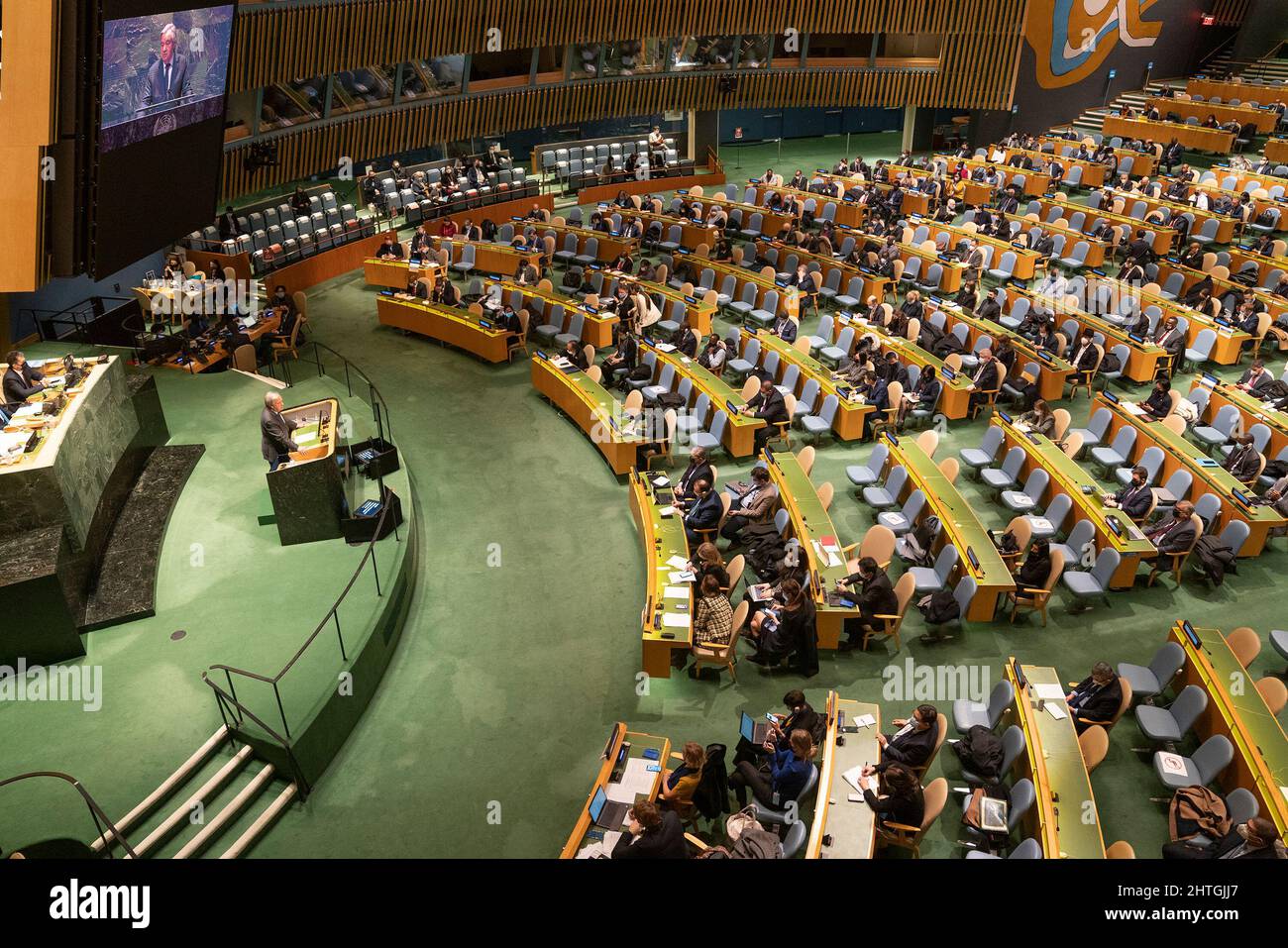 Un general assembly desks hi-res stock photography and images - Alamy