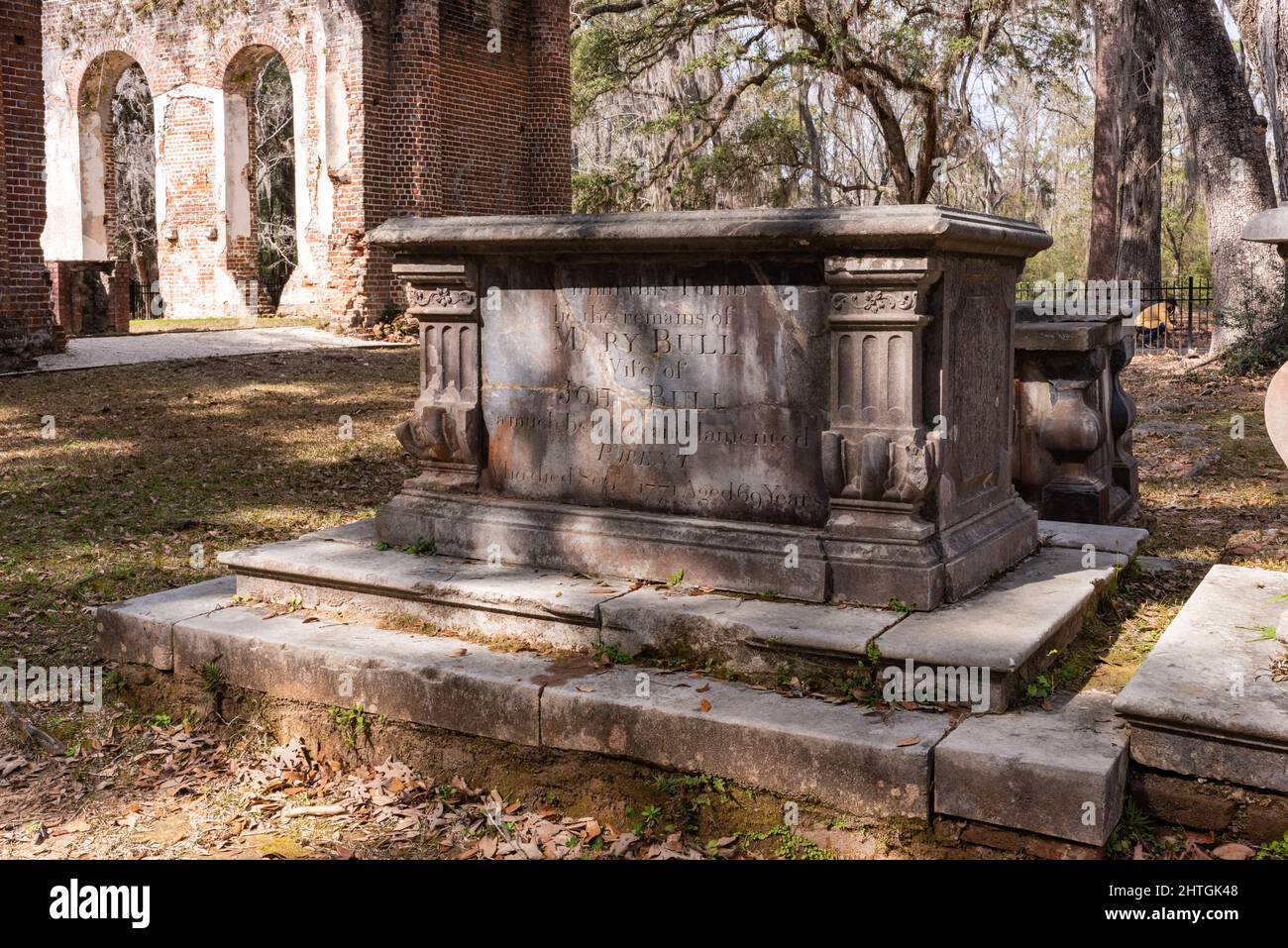 The Old Sheldon Church ruins are a picturesque stop for photographers ...