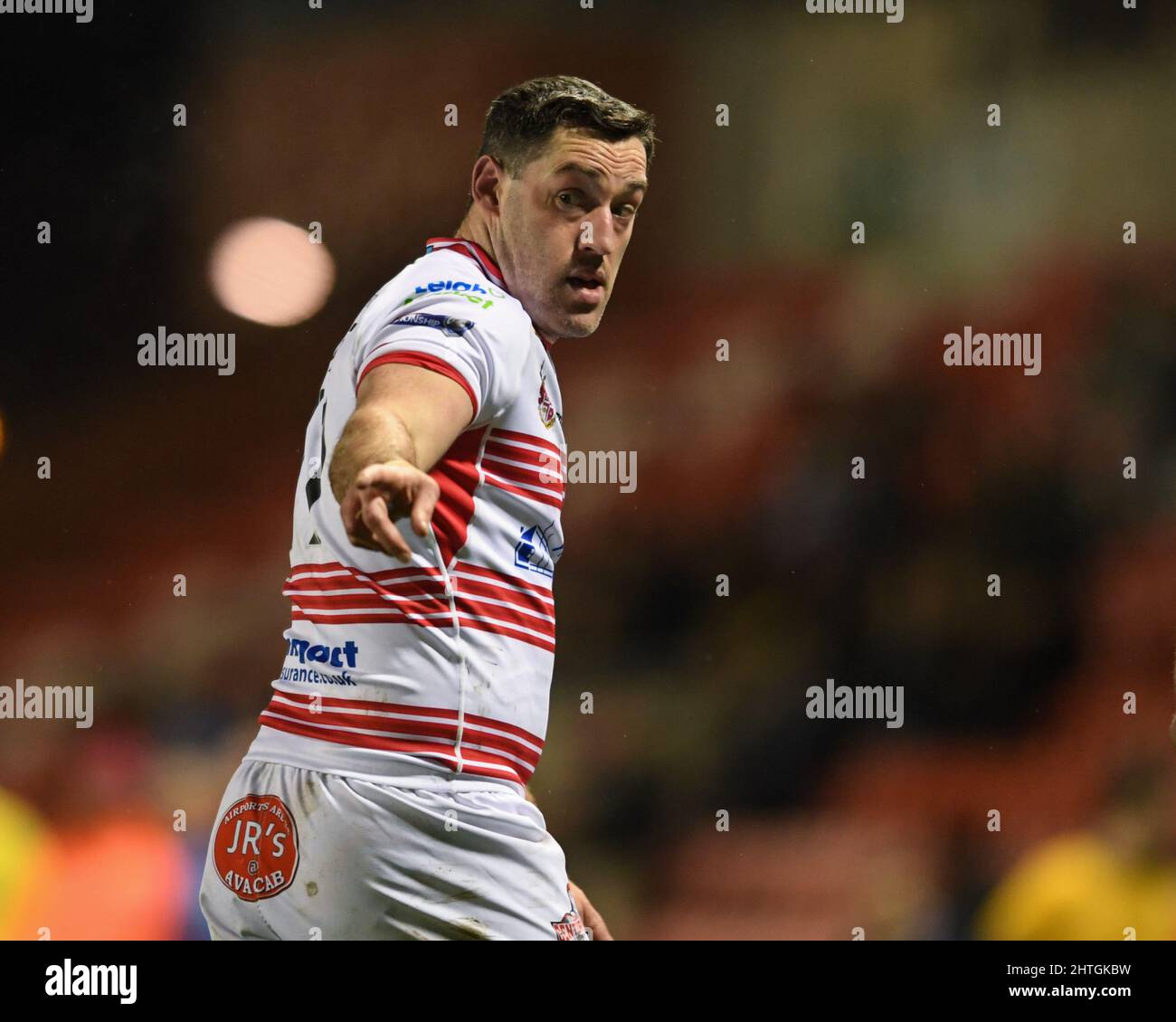 Joe Wardle #11 of Leigh Centurions in action during the game Stock ...