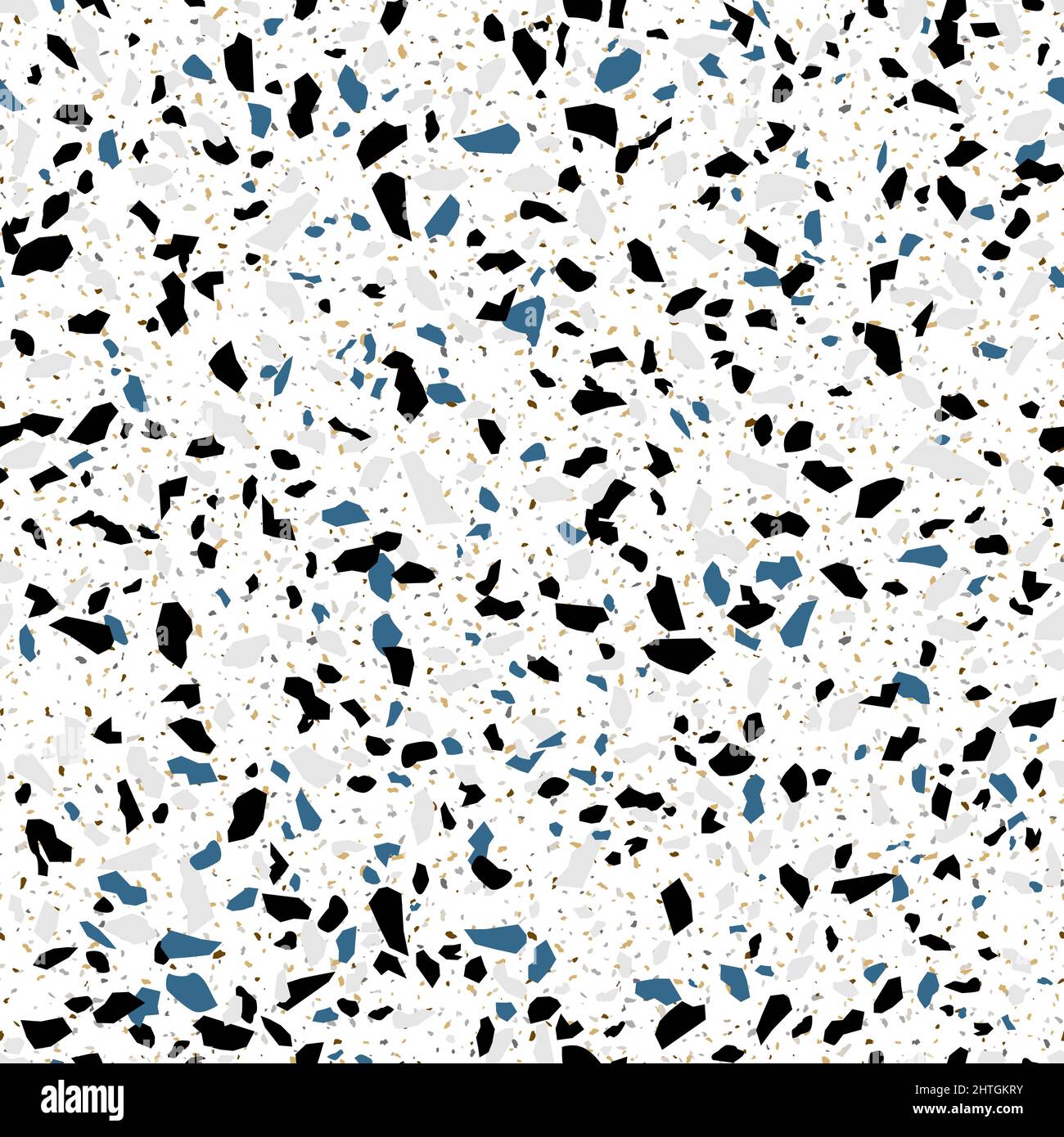 Modern Terrazzo Stone Texture Seamless Pattern Design Stock Vector ...