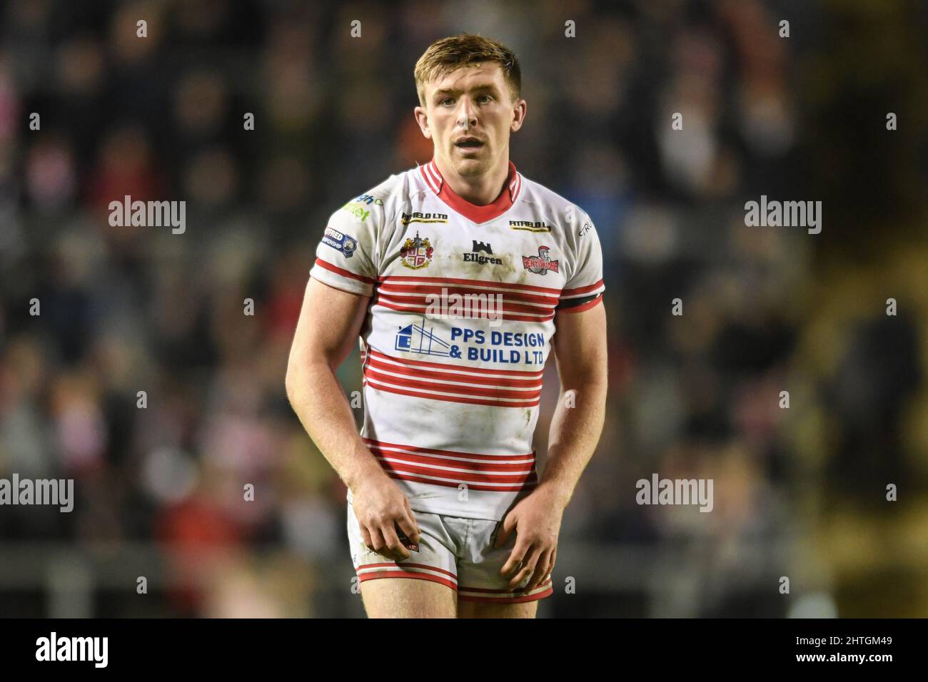 Ed Chamberlain #16 of Leigh Centurions in action during the game Stock ...