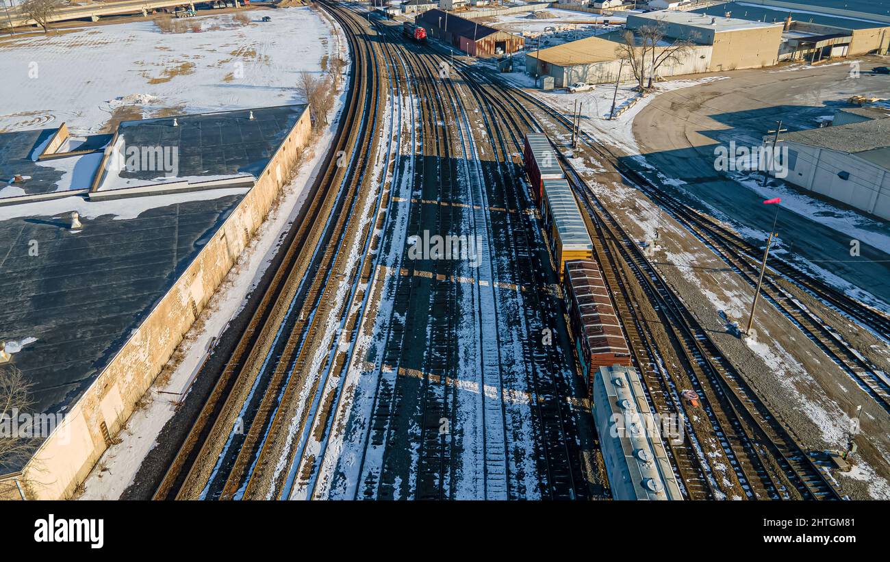 Transportation shunting yard industry building exterior hi-res stock ...