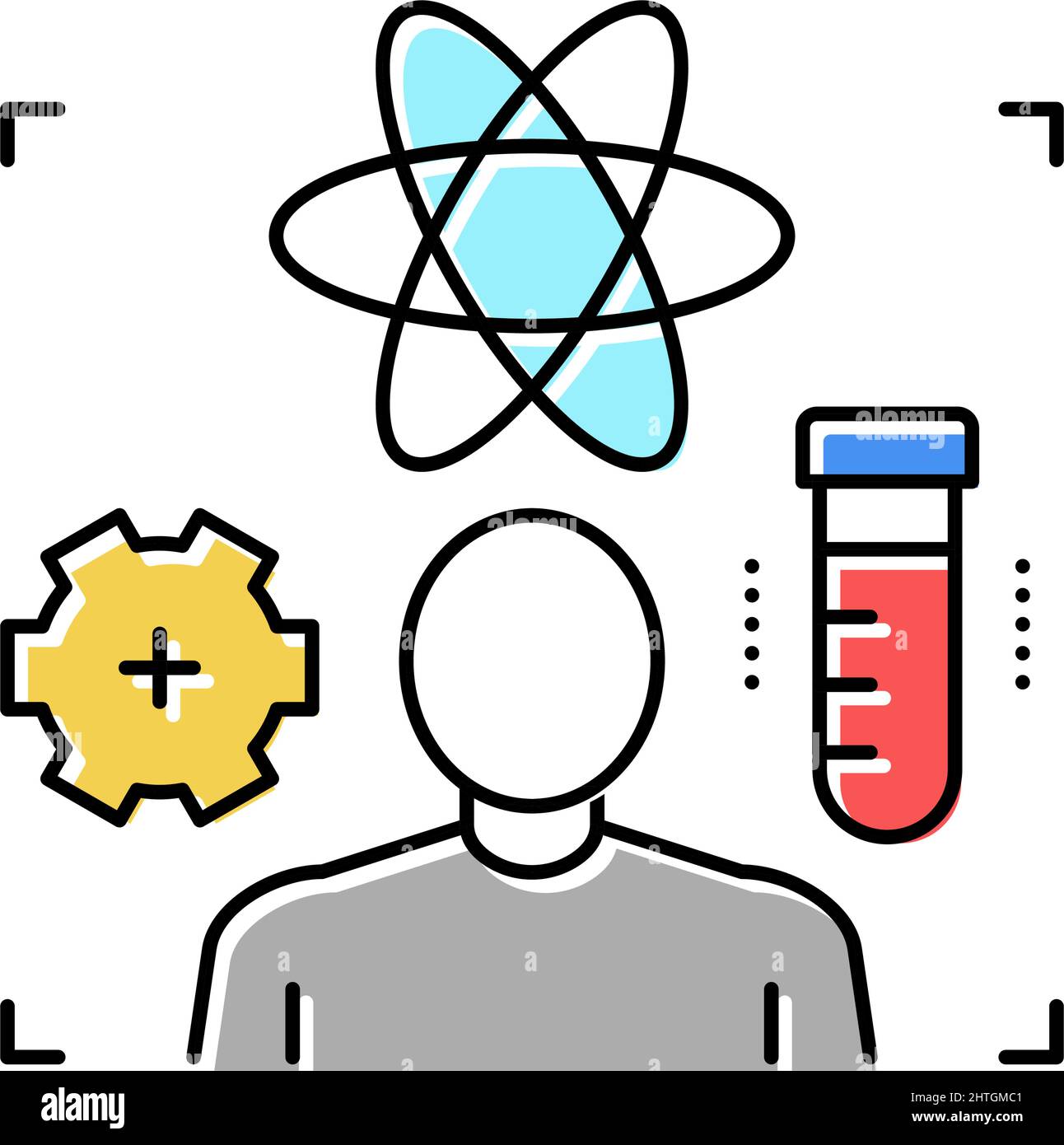 science expert color icon vector illustration Stock Vector Image & Art ...