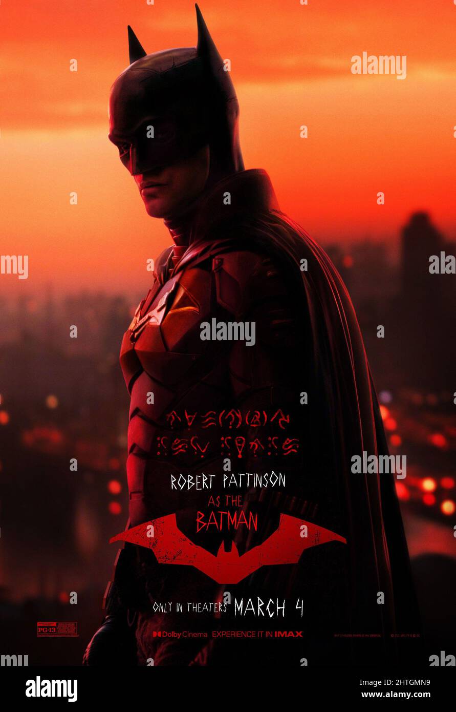 THE BATMAN, US character poster, Robert Pattinson as Batman, 2022 ...