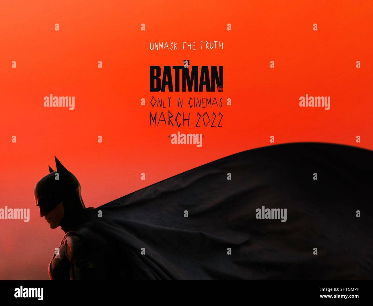 THE BATMAN, poster, Robert Pattinson as Batman, 2022. © Warner Bros ...