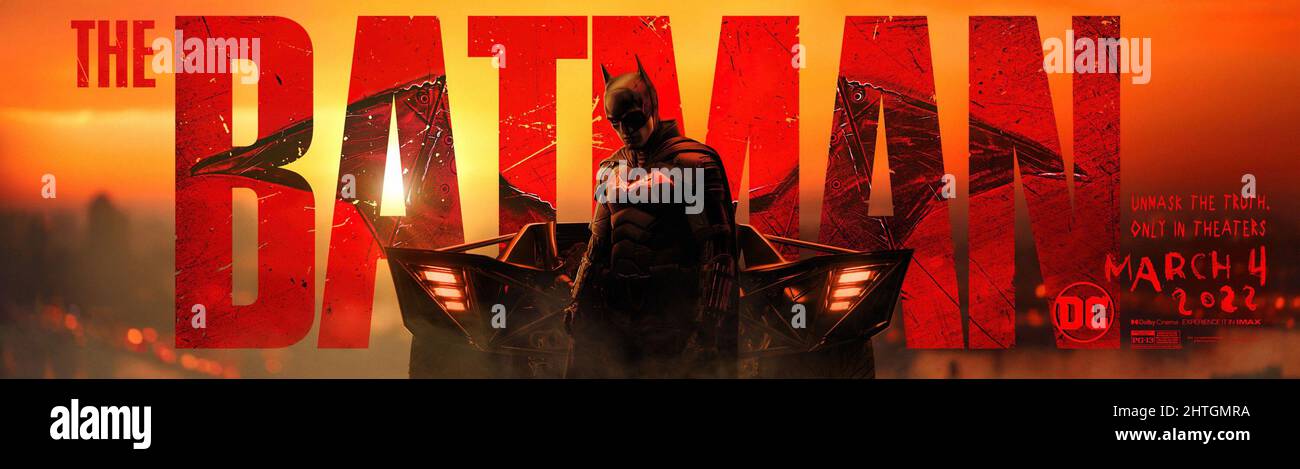 THE BATMAN, US banner poster, Robert Pattinson as Batman, 2022 ...