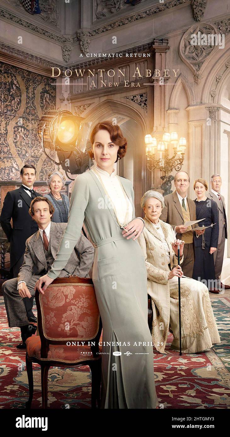 DOWNTON ABBEY: A NEW ERA, (aka DOWNTON ABBEY 2), poster, from left ...