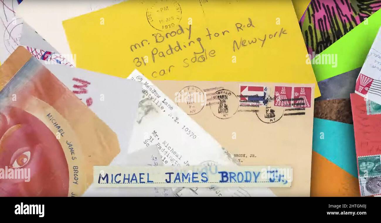 DEAR MR. BRODY, letters sent to Michael Brody Jr., in 1970, 2021 ...