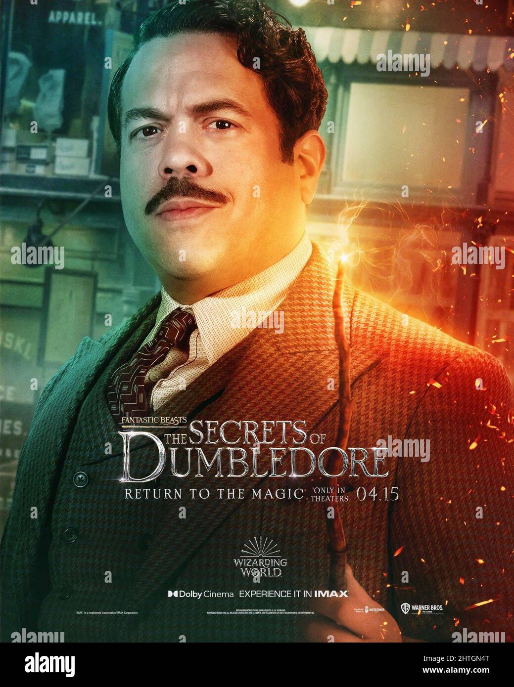 FANTASTIC BEASTS: THE SECRETS OF DUMBLEDORE, character poster, Dan ...